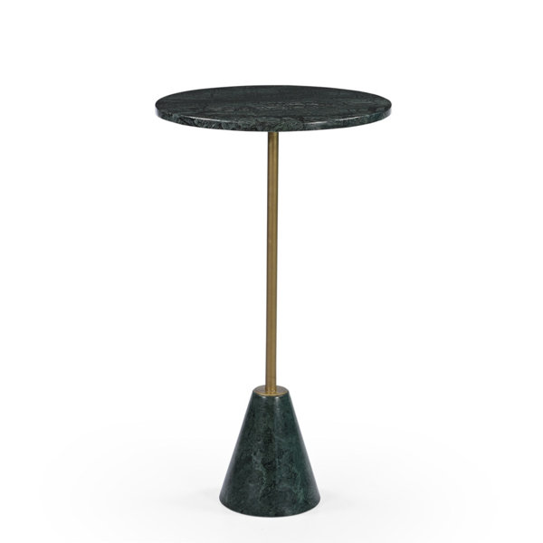 Mercer41 Eurasian green marble end table | Wayfair